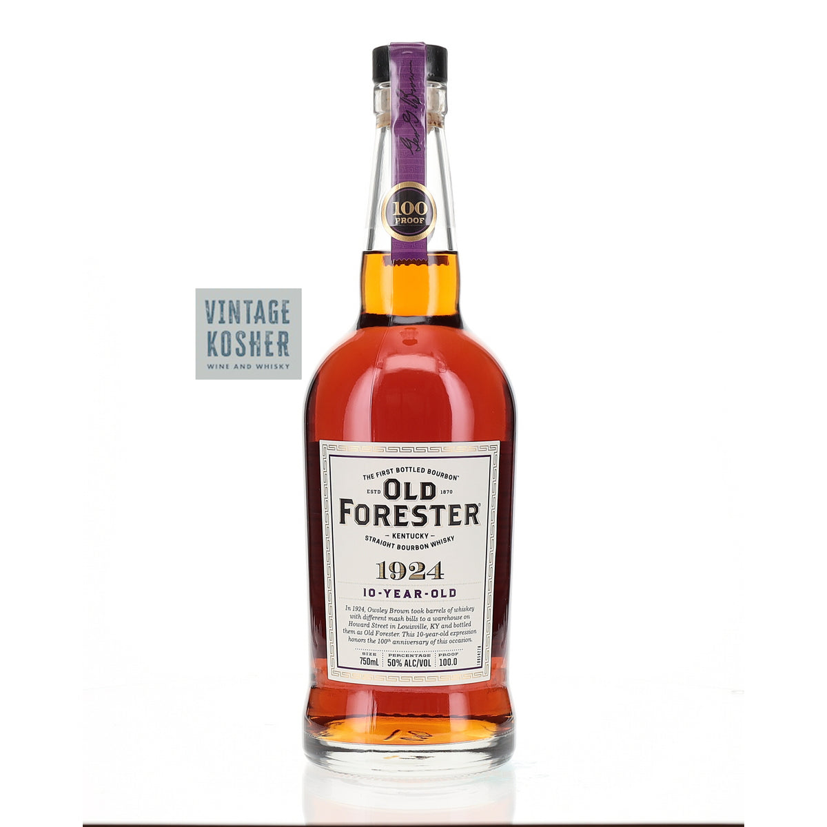 Old Forester 1924 10 Year Old Kentucky Straight Bourbon Whiskey ... Old Forester 1924 10 Year Old Kentucky Straight Bourbon Whiskey ...